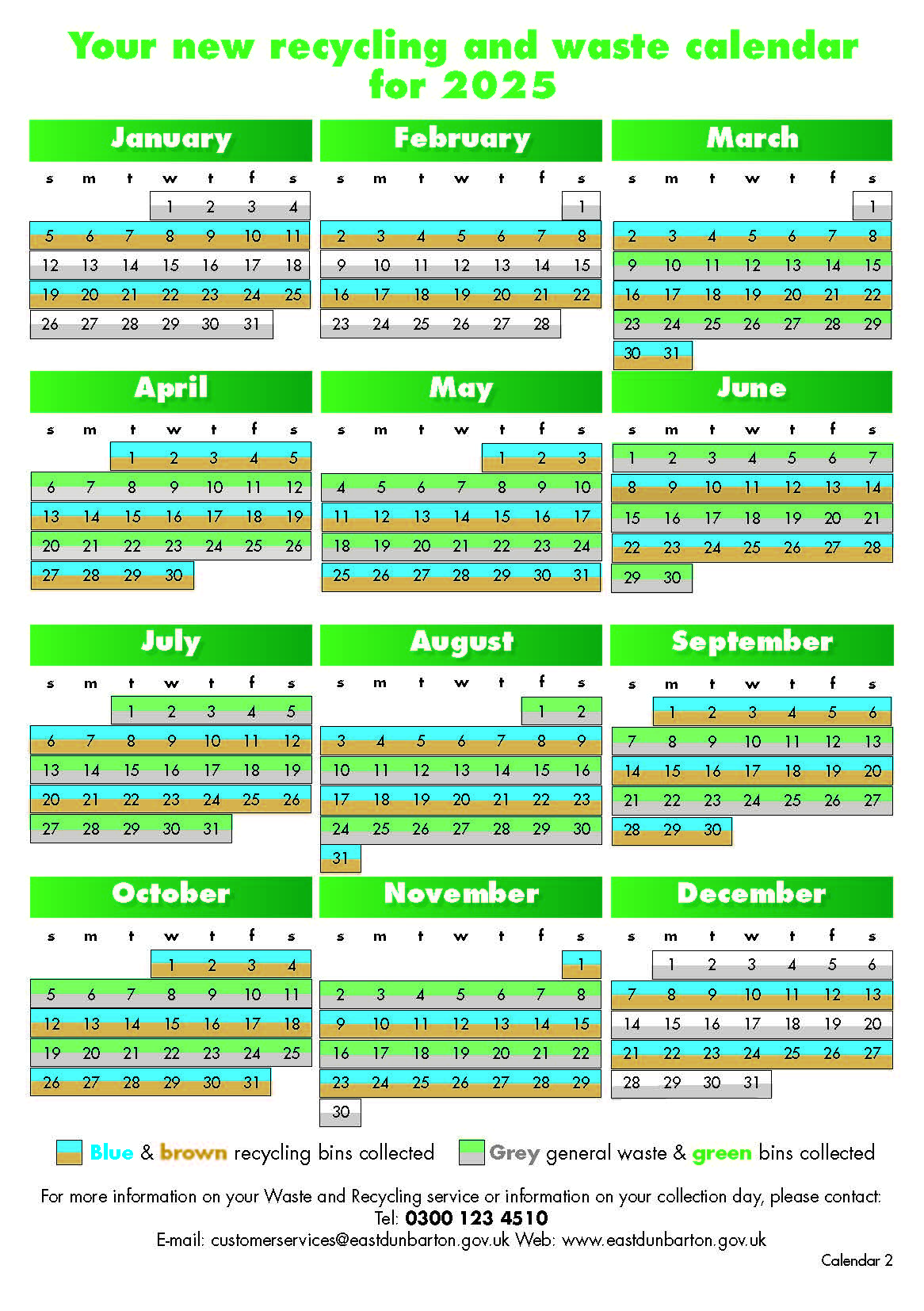 Bins and recycling - East Dunbartonshire Council